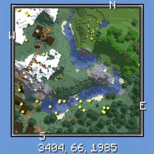 Xaero's World Map: Mapa a Pantalla Completa en Minecraft